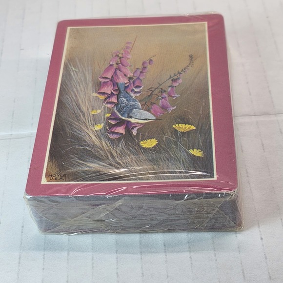Hoyle | Games | Vtg Hoyle Playing Cards Deck Bird Foxglove Artwork ...